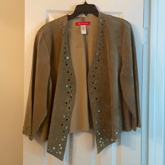 Anne Klein | Jackets & Coats | Anne Klein Suede Jacket | Poshmark